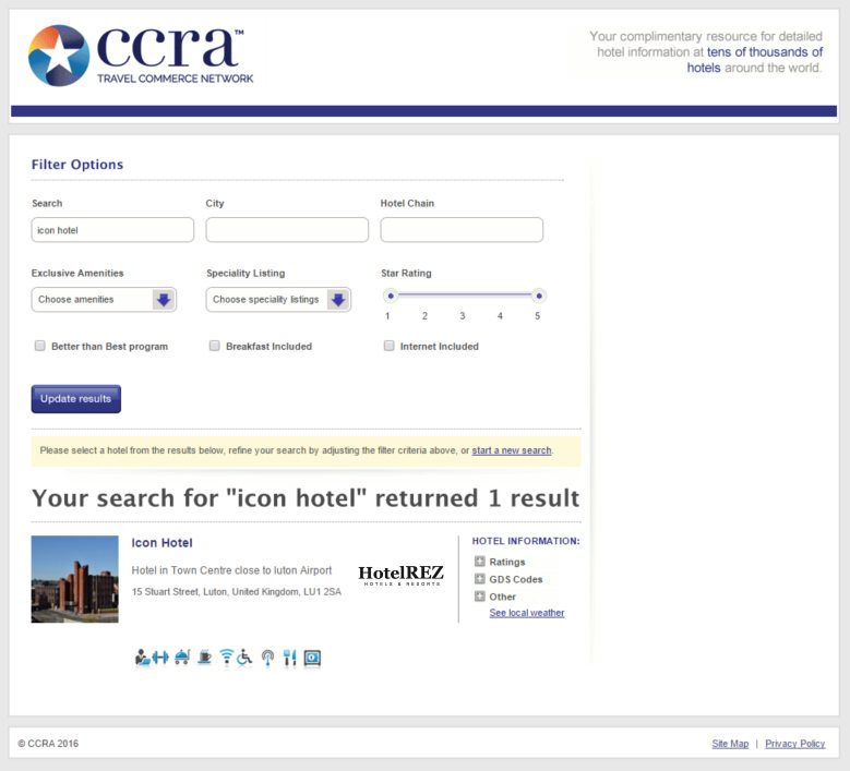 2021 ABC-CCRA Global Premier Hotel Program | CCRA