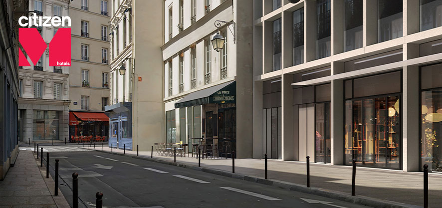 citizenM’s fifth Paris hotel on the deliciously named Rue du Croissant ...
